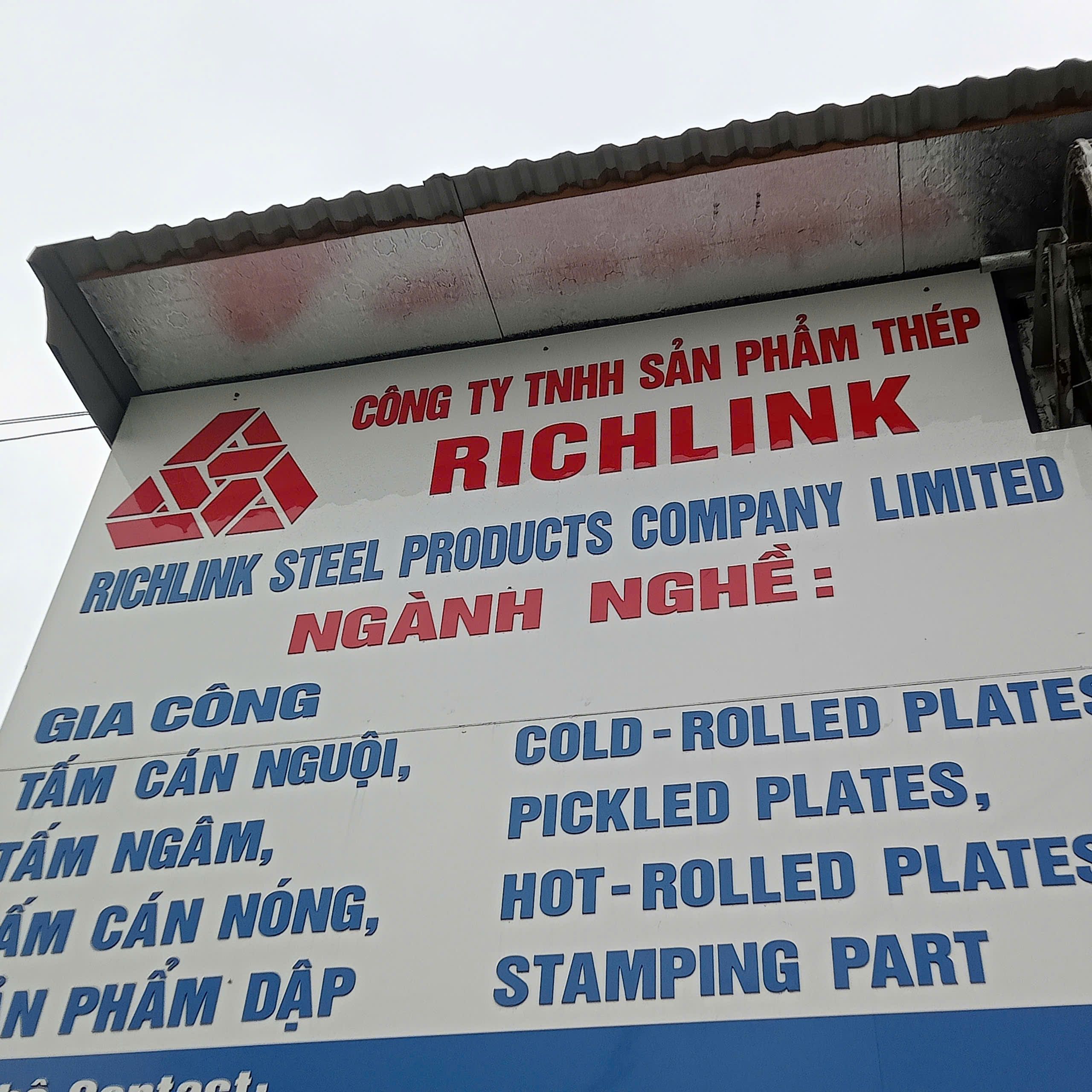 CÔNG TY TNHH SẢN PHẨM THÉP RICHLINK